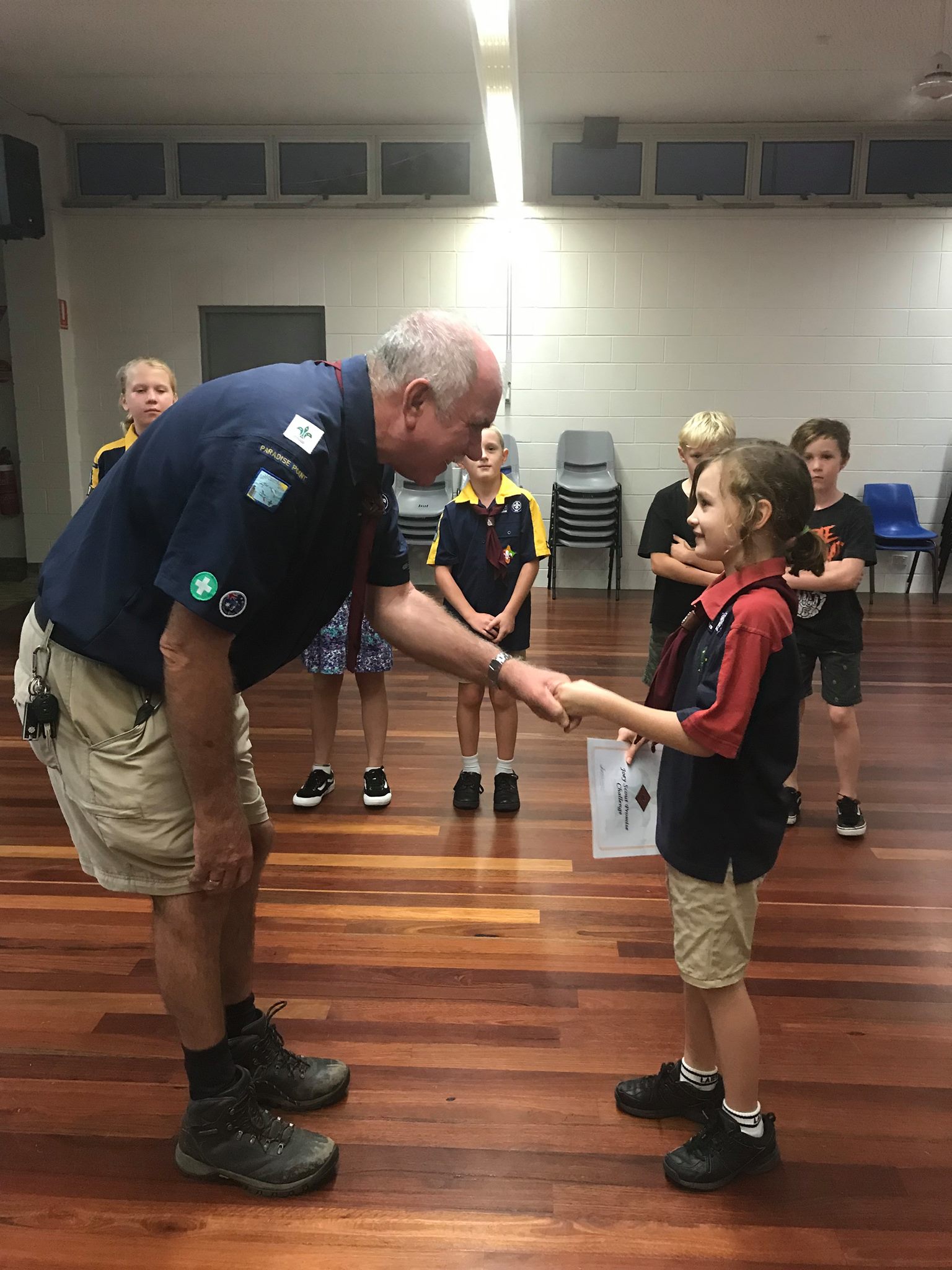 Joey Promise Challenge Award - Paradise Point Scouts - Gold Coast